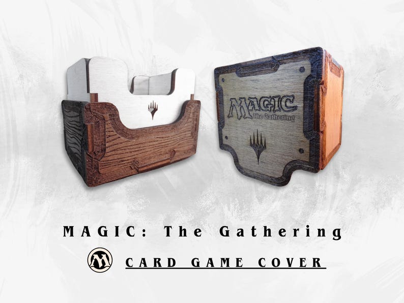 Magic Card Game Box, File Svg Laser Cut, MTG Wooden Poket Box, Small ...