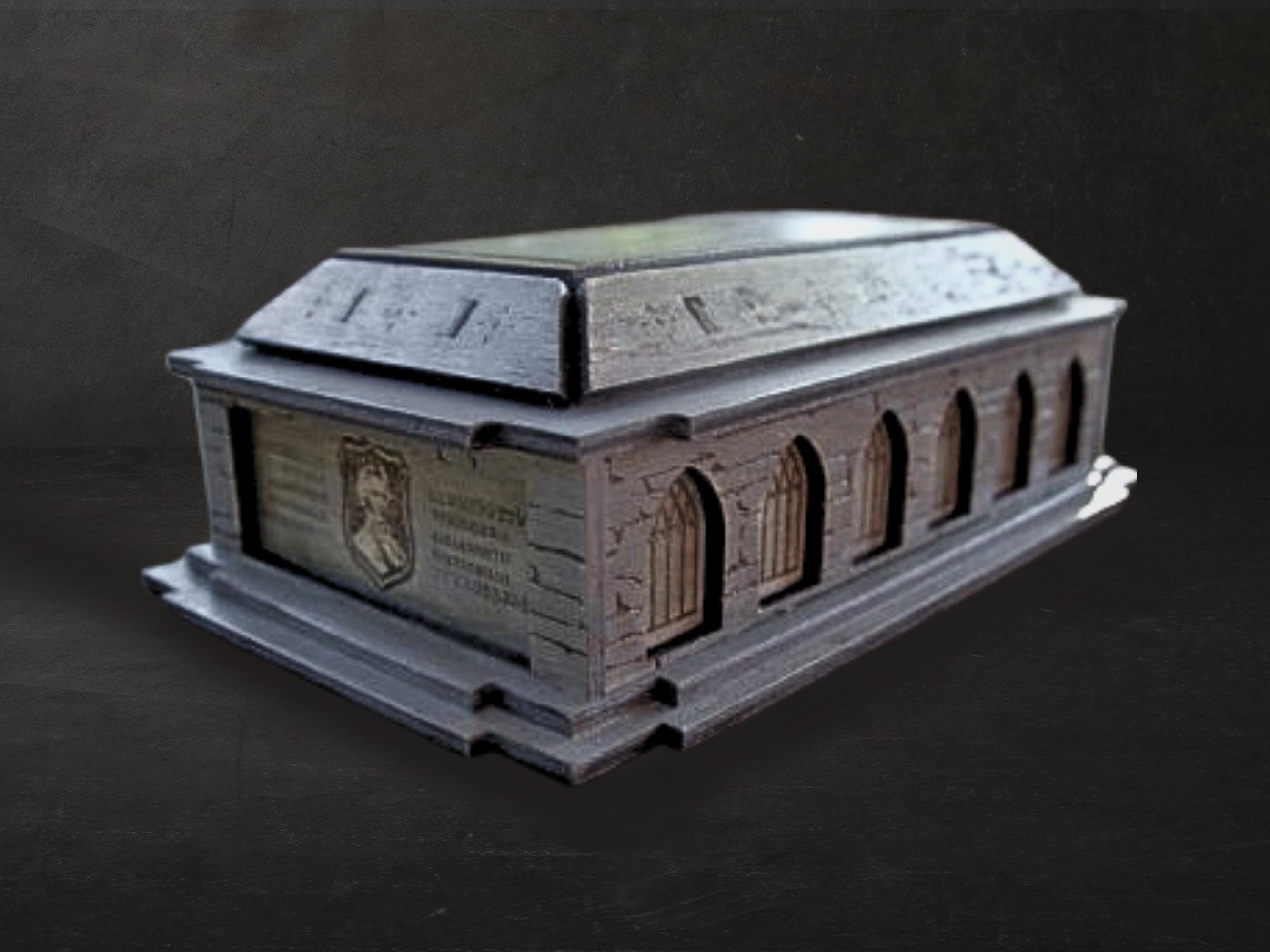 Vampire Laser File, Dracula Art Decor, Wooden Big Dice Box, Vampire the ...