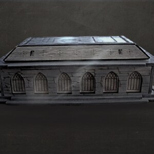 Vampire Laser File, Dracula Art Decor, Wooden Big Dice Box, Vampire the ...