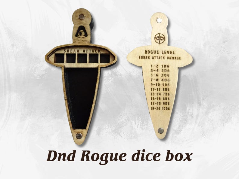 File Svg Dnd Rogue Dice Box Sneak Attack Slots D6 Dice Dungeons Dragons ...
