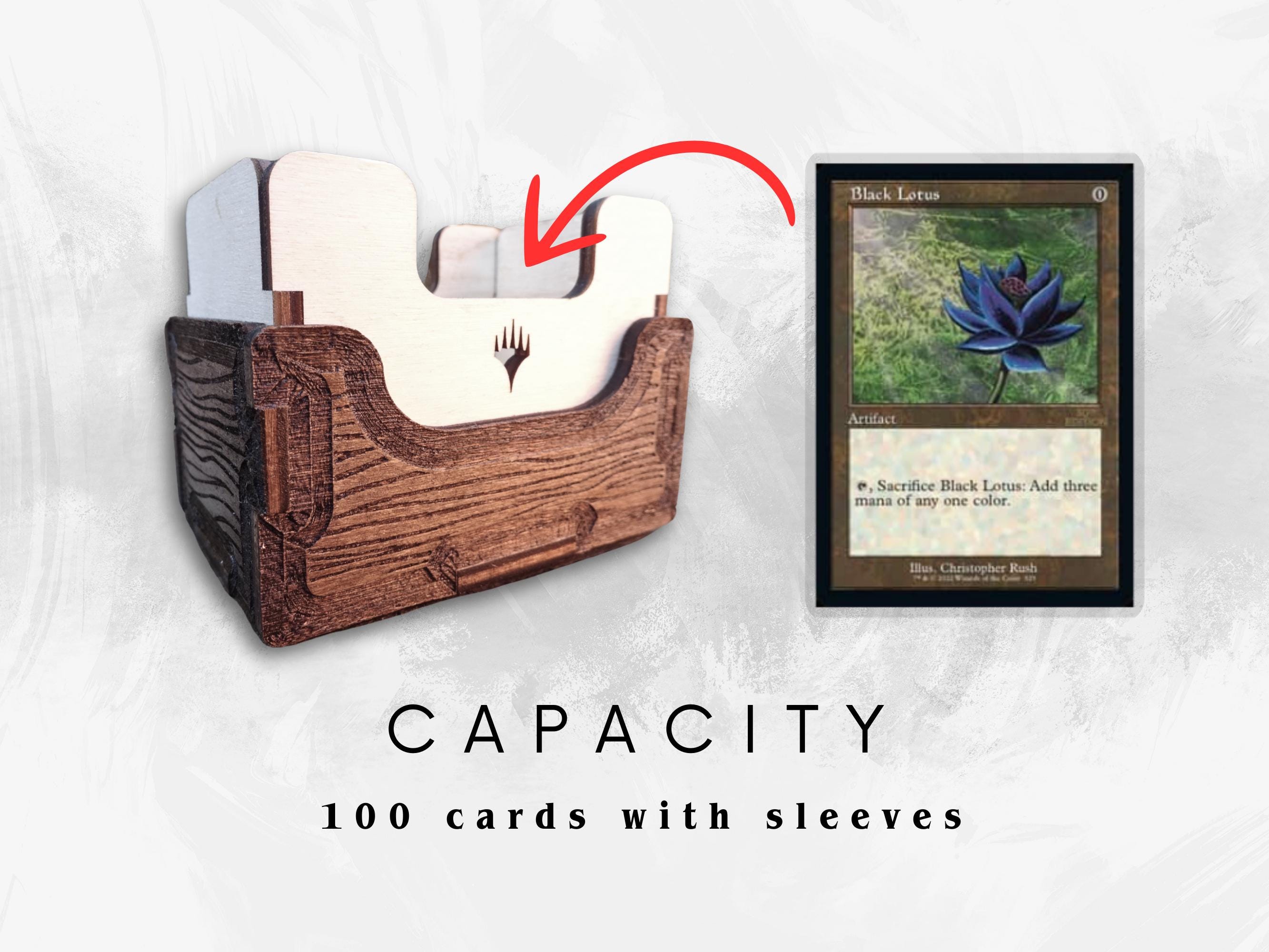 Magic Card Game Box, File Svg Laser Cut, MTG Wooden Poket Box, Small ...