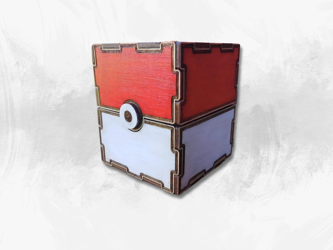 Pokemon Card Storage, Game Card Organizer for Pokemon, 4mm Wooden Card ...