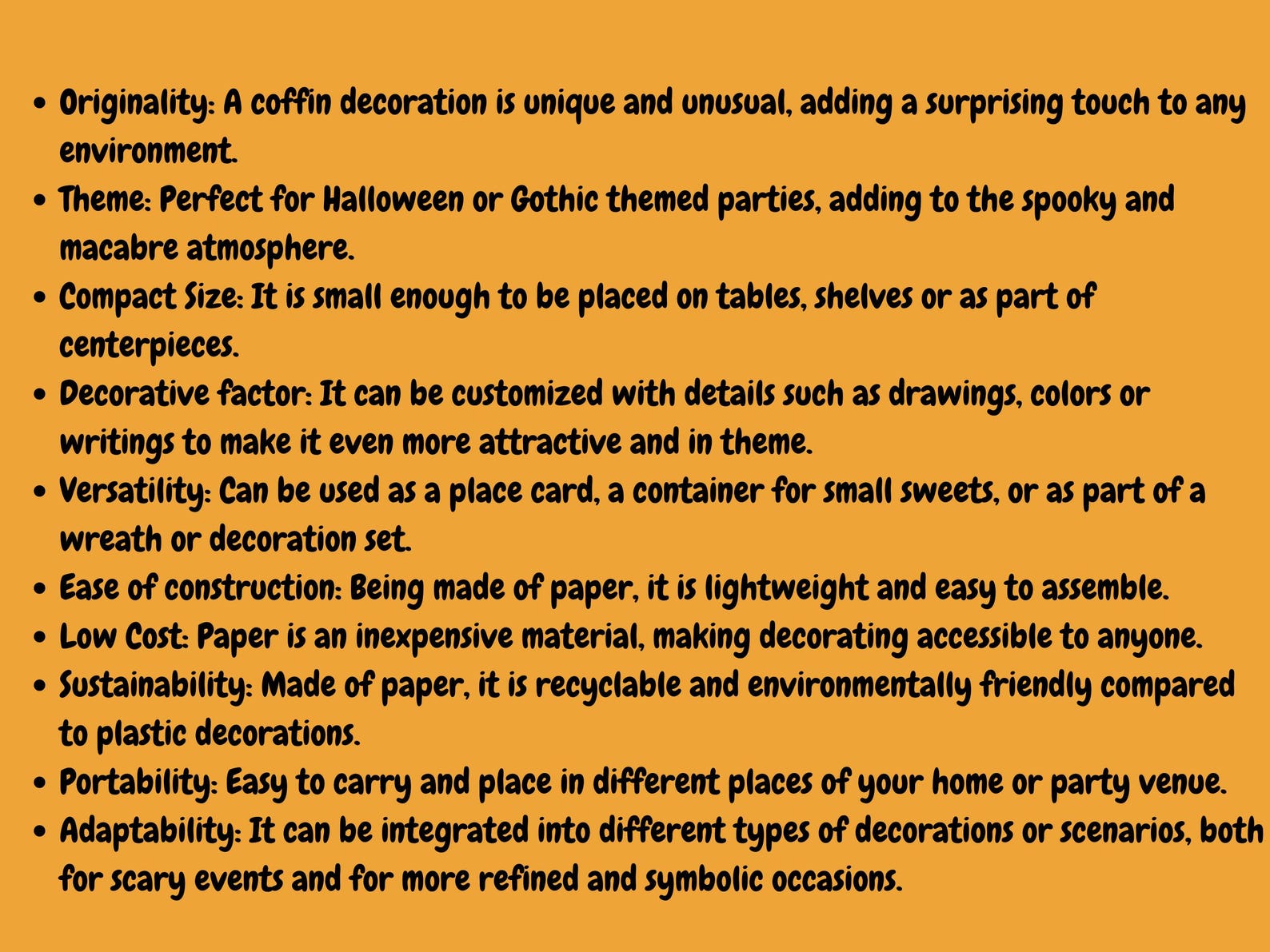 Halloween Paper Coffin, Scary Artwork Project, Printable A4 Decor ...