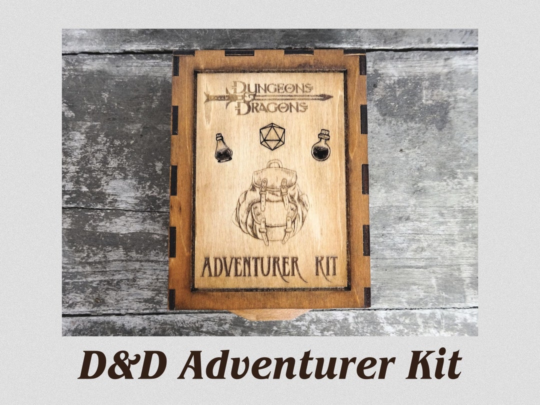 Dice Box Plan, Laser Cut, Dnd Cover, D&d Portable Kit, Adventurer ...