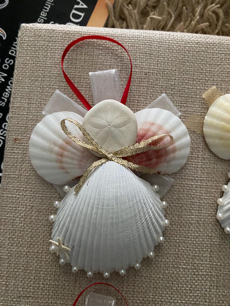 Handmade Hanging Seashell Angels - Etsy