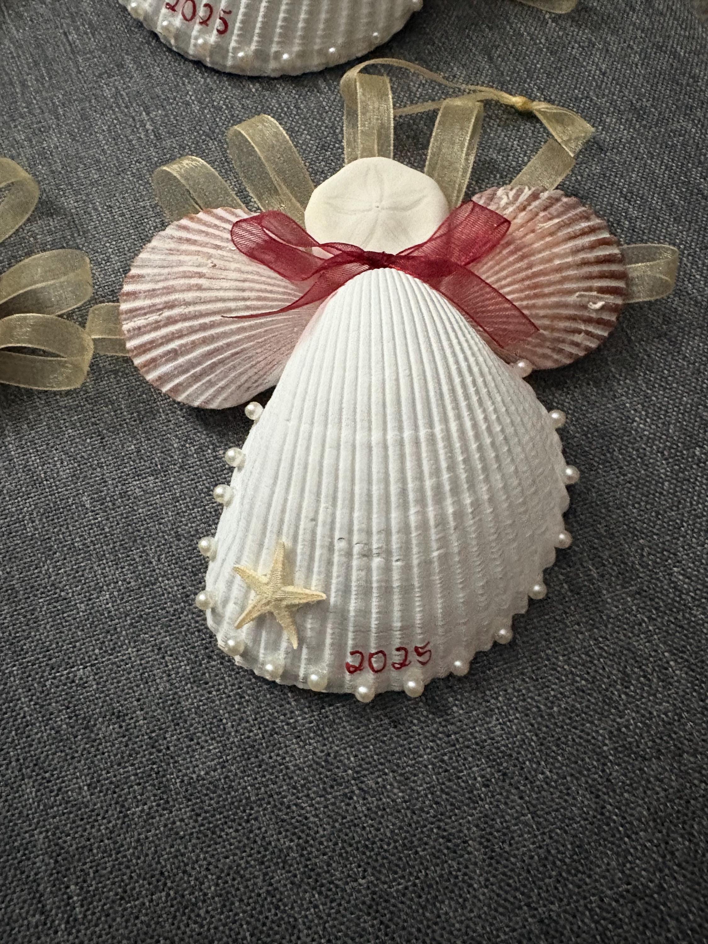 Handmade Hanging Seashell Angels - Etsy