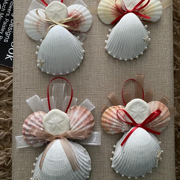 Seashell Angel Ornament - Etsy