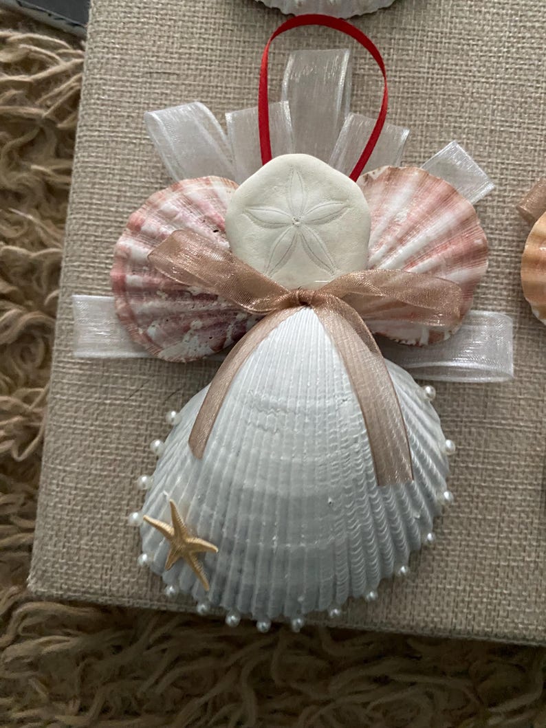 Handmade Hanging Seashell Angels - Etsy