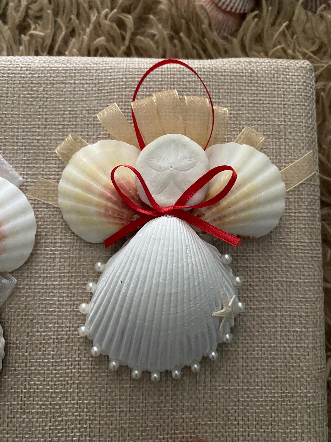 Handmade Hanging Seashell Angels - Etsy