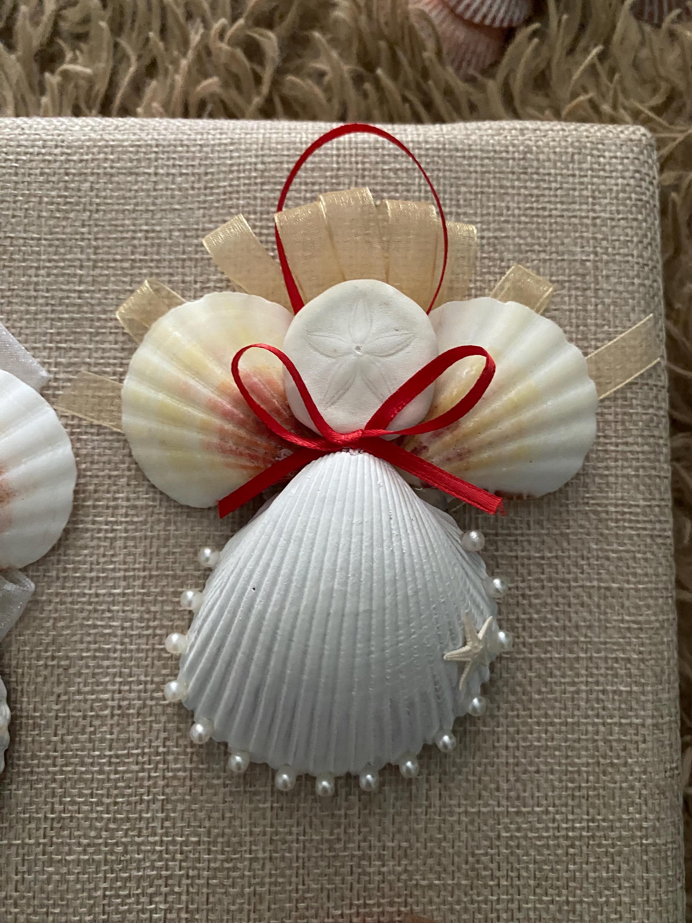 Handmade Hanging Seashell Angels - Etsy