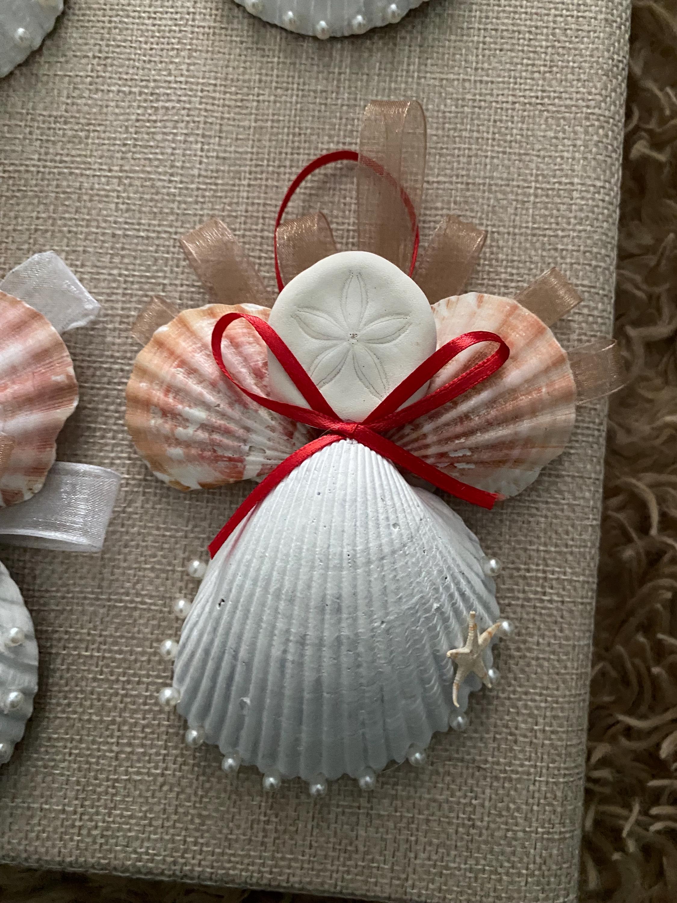 Handmade Hanging Seashell Angels - Etsy