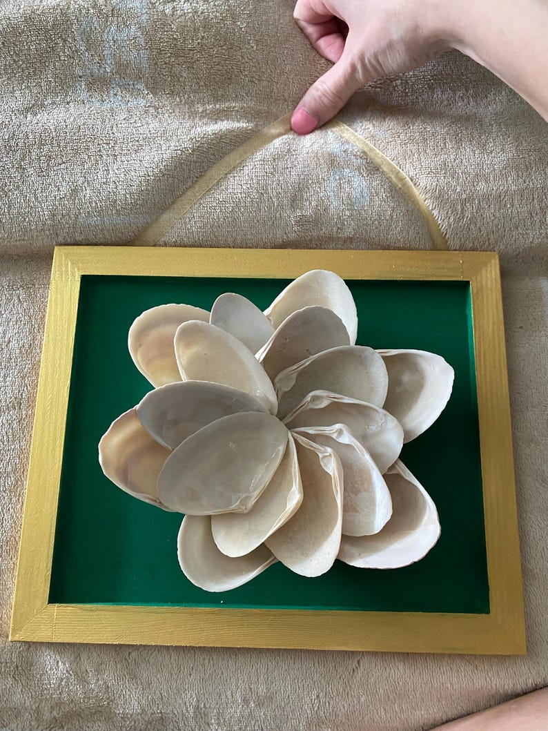 Seashell Flower Wall Decor - Etsy