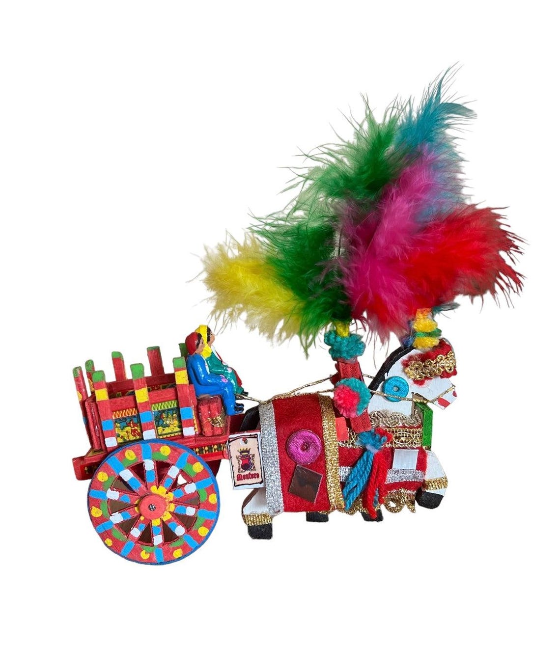 Carretto Siciliano Sicilian Cart Wheel Sicilian Carretto 6 Inches - Etsy