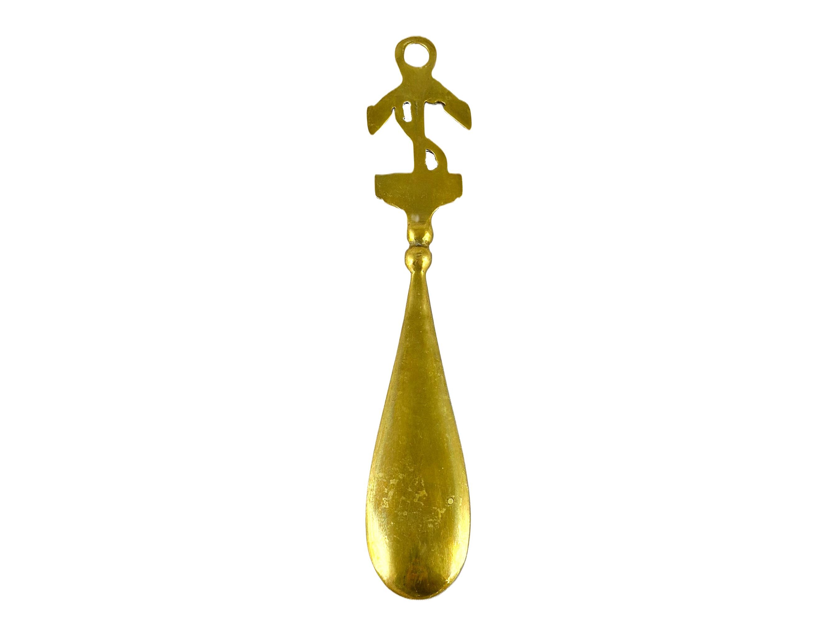 Vintage Solid Brass Anchor Shoe Horn, Nautical Theme - Etsy