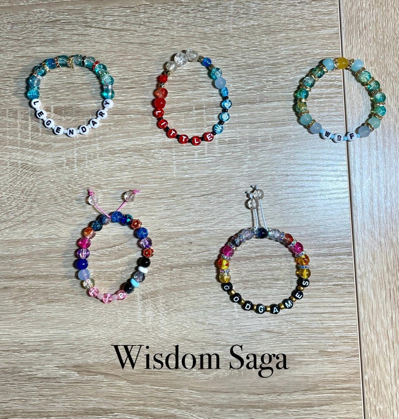 Epic: Wisdom Saga God Games Inspired Beaded Bracelet - Etsy