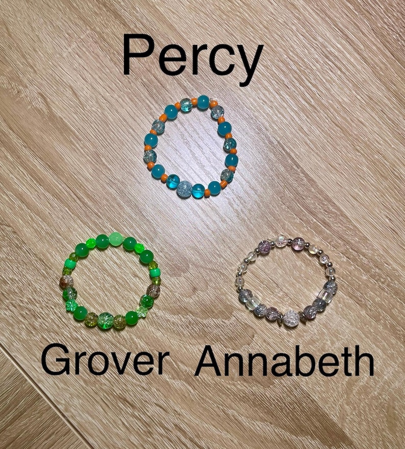 Percy Jackson Inspired Bracelet Set - Etsy