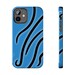 Blue X Black Swirl Phone Case - Etsy