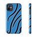 Blue X Black Swirl Phone Case - Etsy
