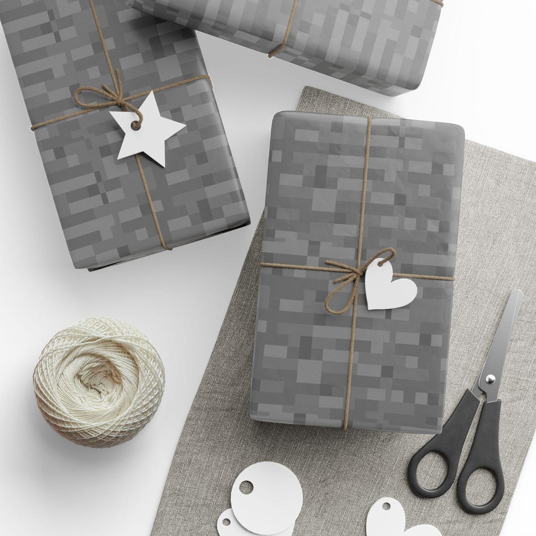 Stone Block Wrapping Paper - Etsy