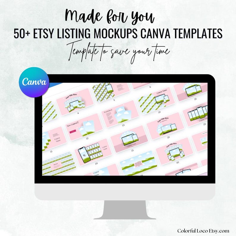 50+ Mockup Canva Template for Coaches, Course Creator Mockup, Digital ...