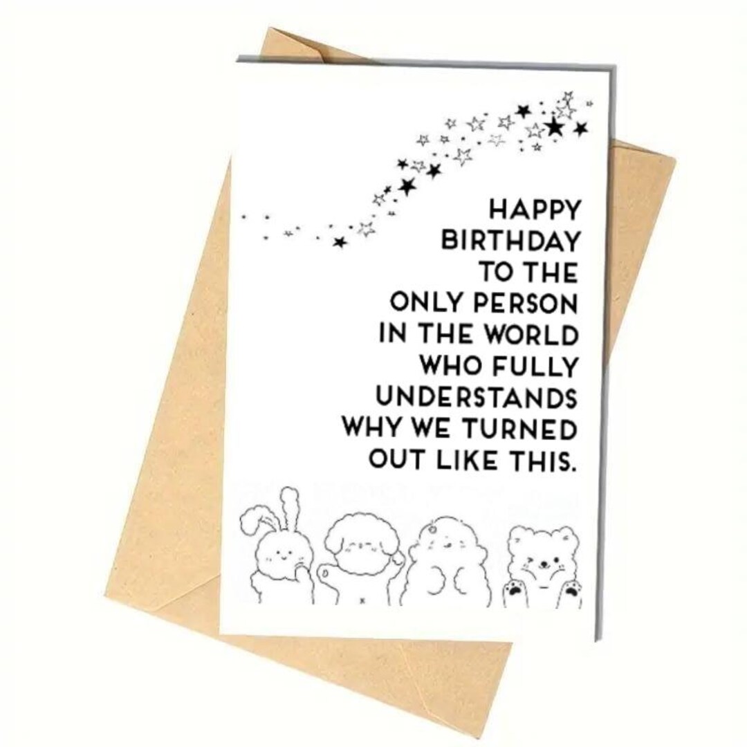 Off Color Birthday Card /long Distance Friendship Card/best Birthday ...