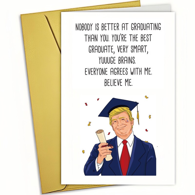 Funny Graduation Card - Etsy