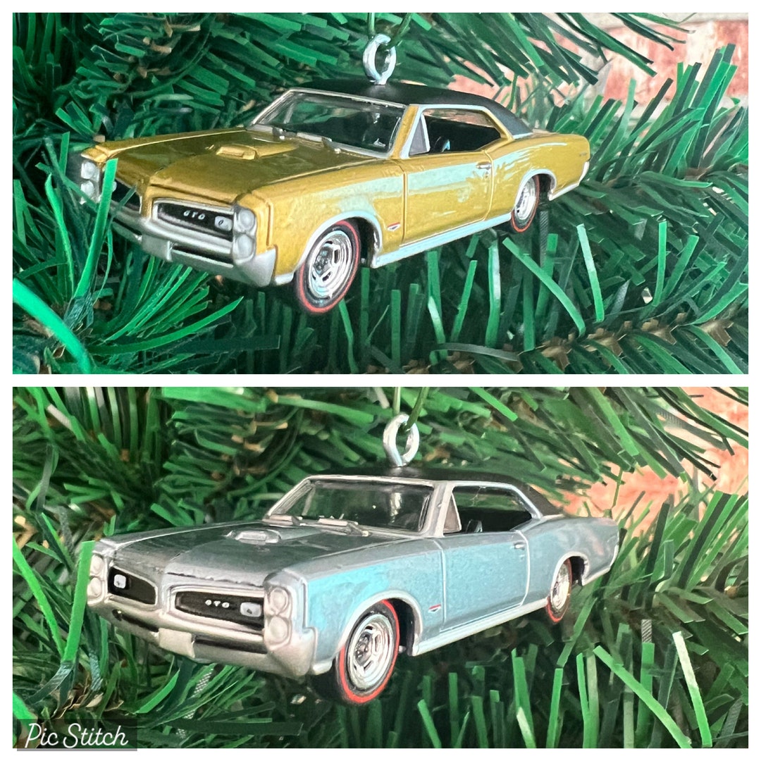 1966 Pontiac GTO Car Christmas Ornament! Purchased Benefits Physical ...