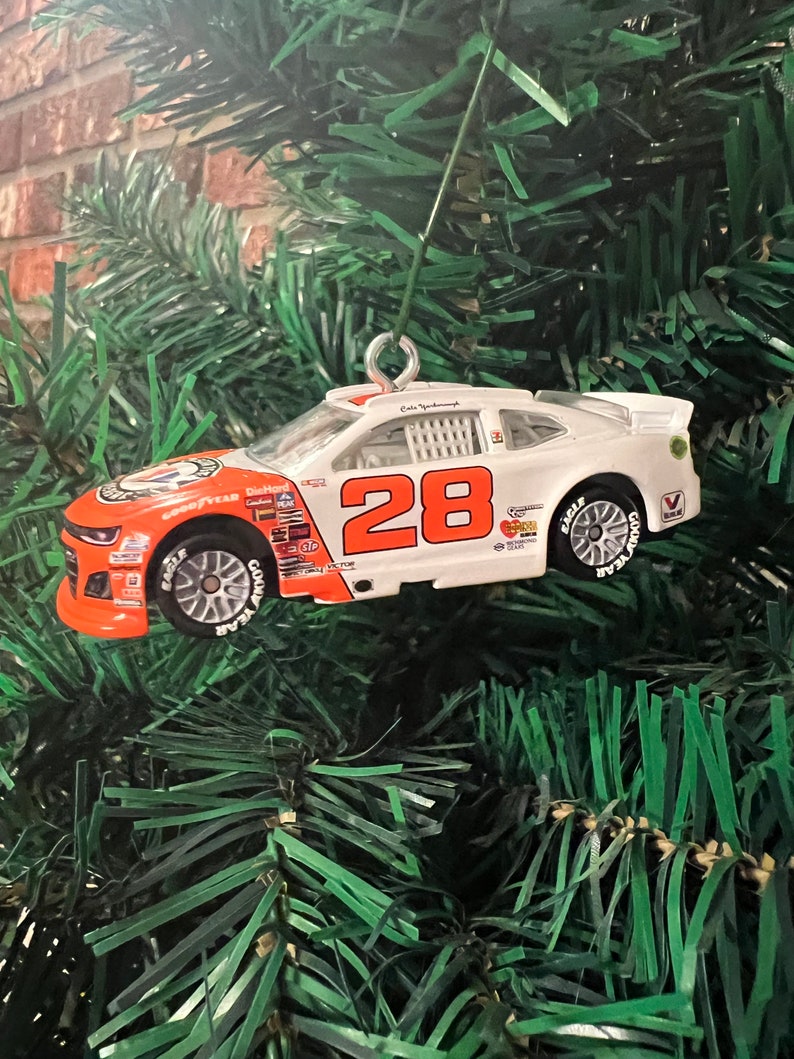 NASCAR #28 Cale Yarborough 75th Anniversary Race Car Christmas Ornament ...