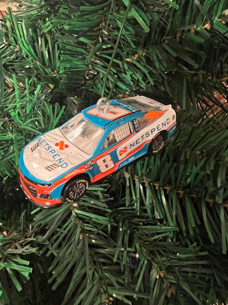 NASCAR #8 Kyle Busch Race Car Christmas Ornament! Choose One! Purchase ...