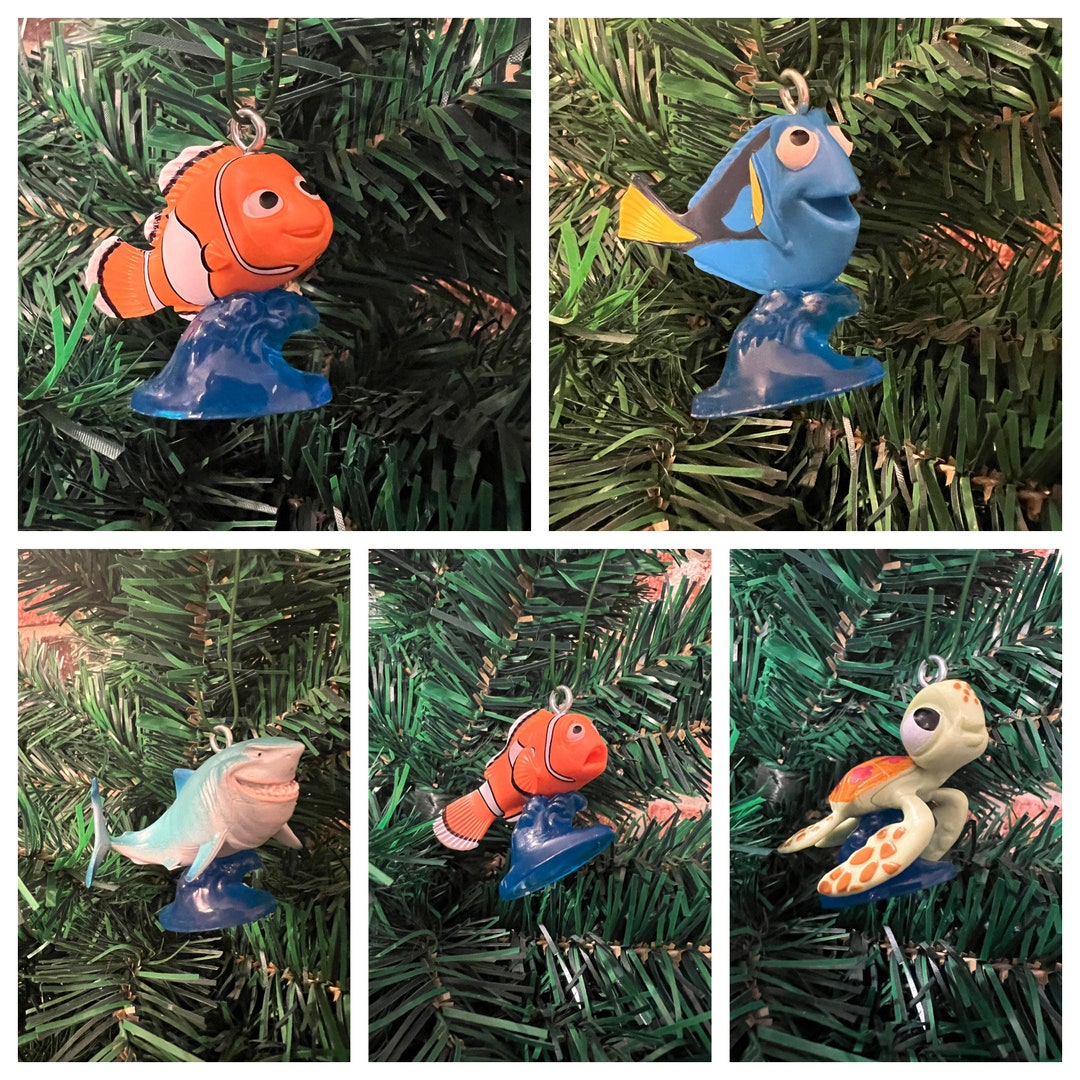 Set of 5 Disney Finding Nemo Character Christmas Ornaments! Purchased ...