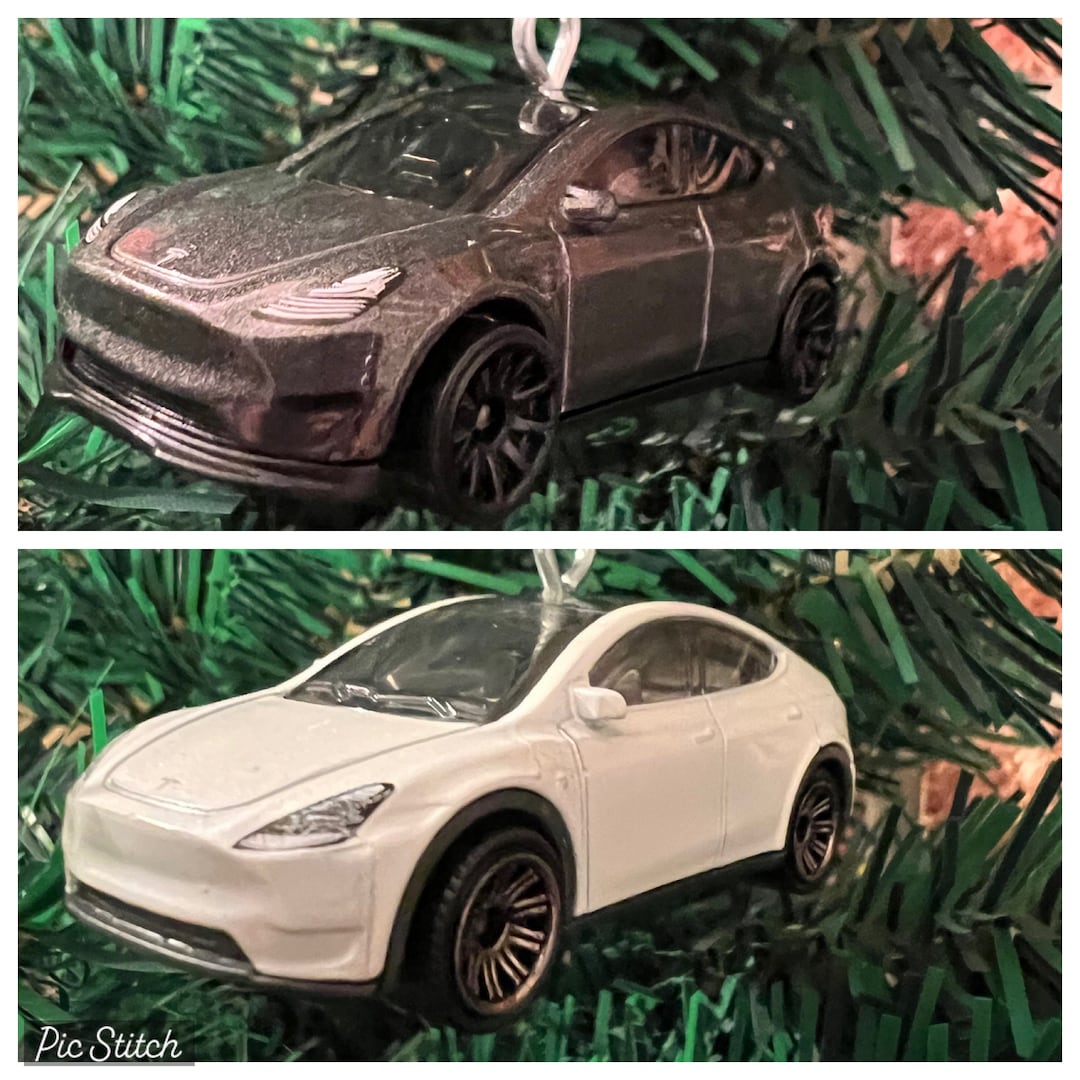 Tesla Model Y Car Christmas Ornament! Purchased Benefits Physical ...