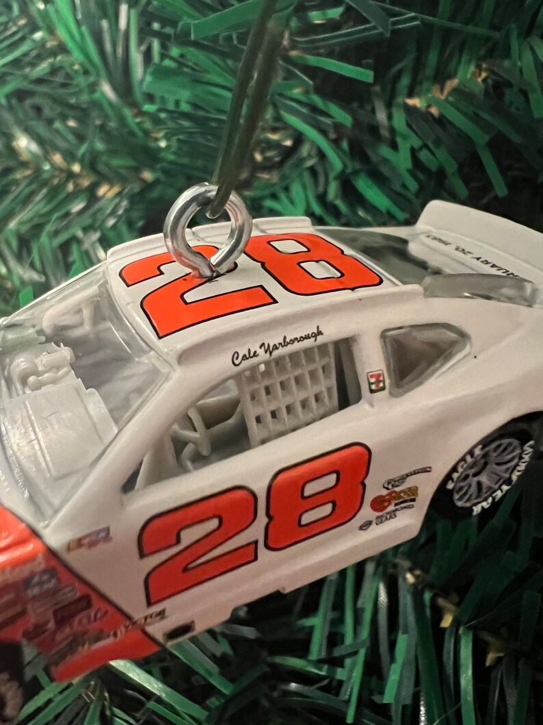 NASCAR #28 Cale Yarborough 75th Anniversary Race Car Christmas Ornament ...