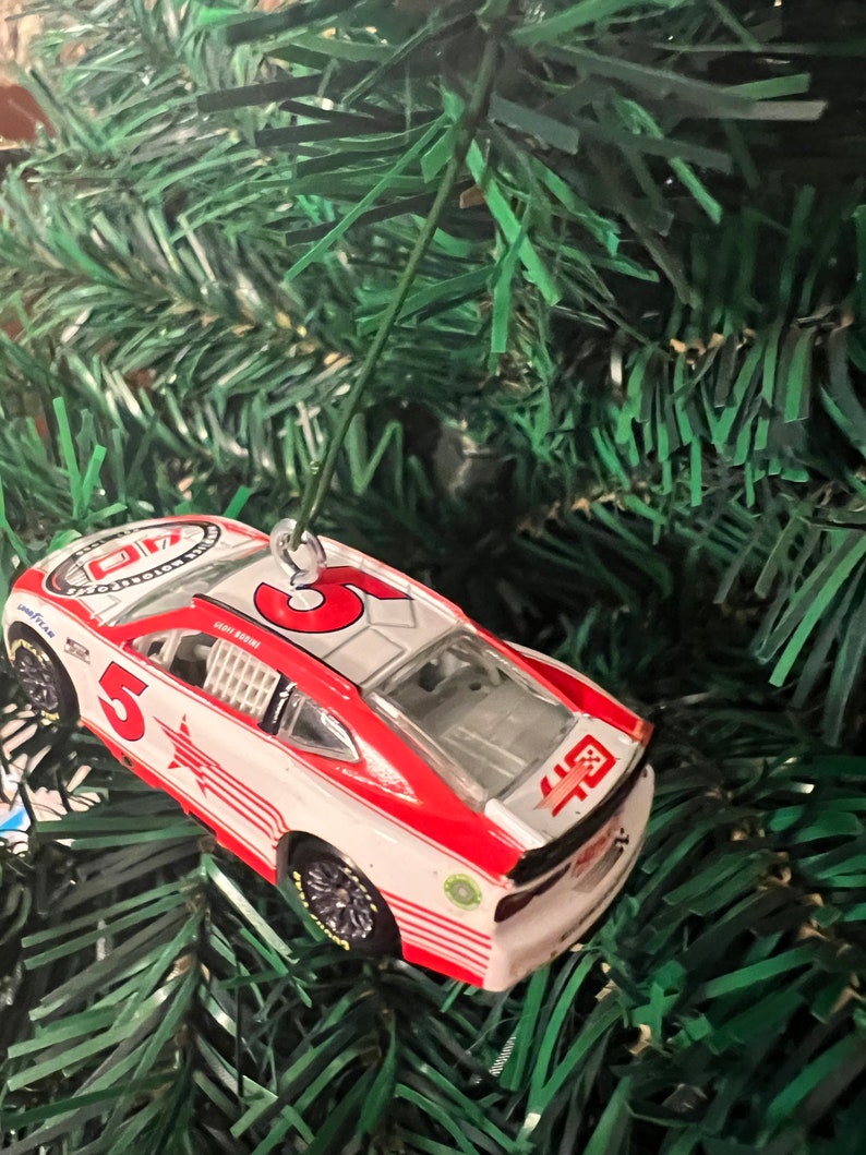 NASCAR #5 Geoff Bodine 40th Anniversary Race Car Christmas Ornament ...
