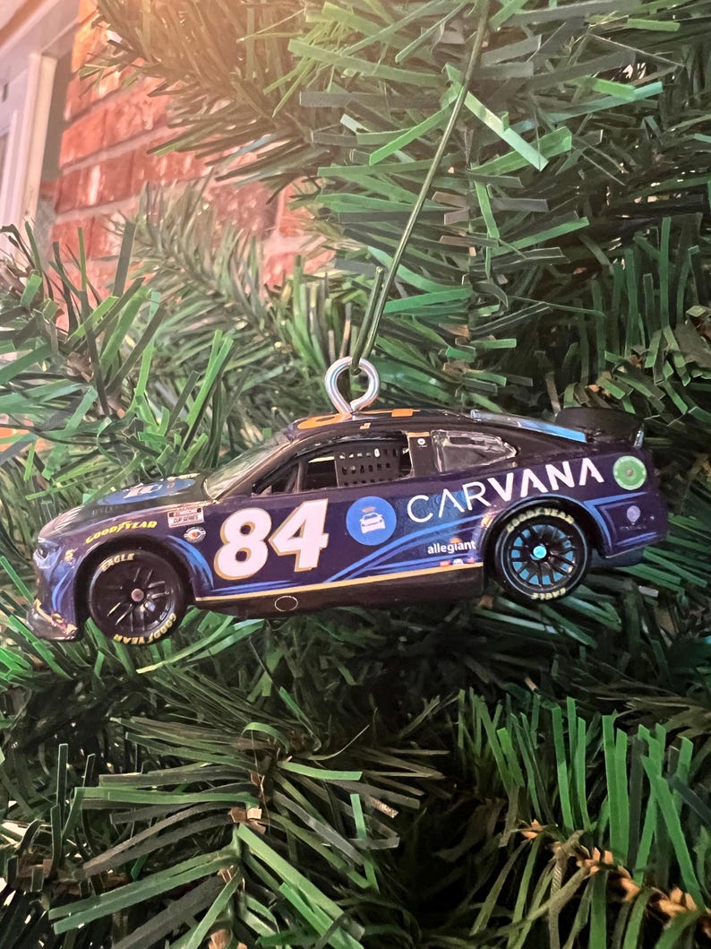 NASCAR #84 Jimmie Johnson Race Car Christmas Ornament! Purchase ...