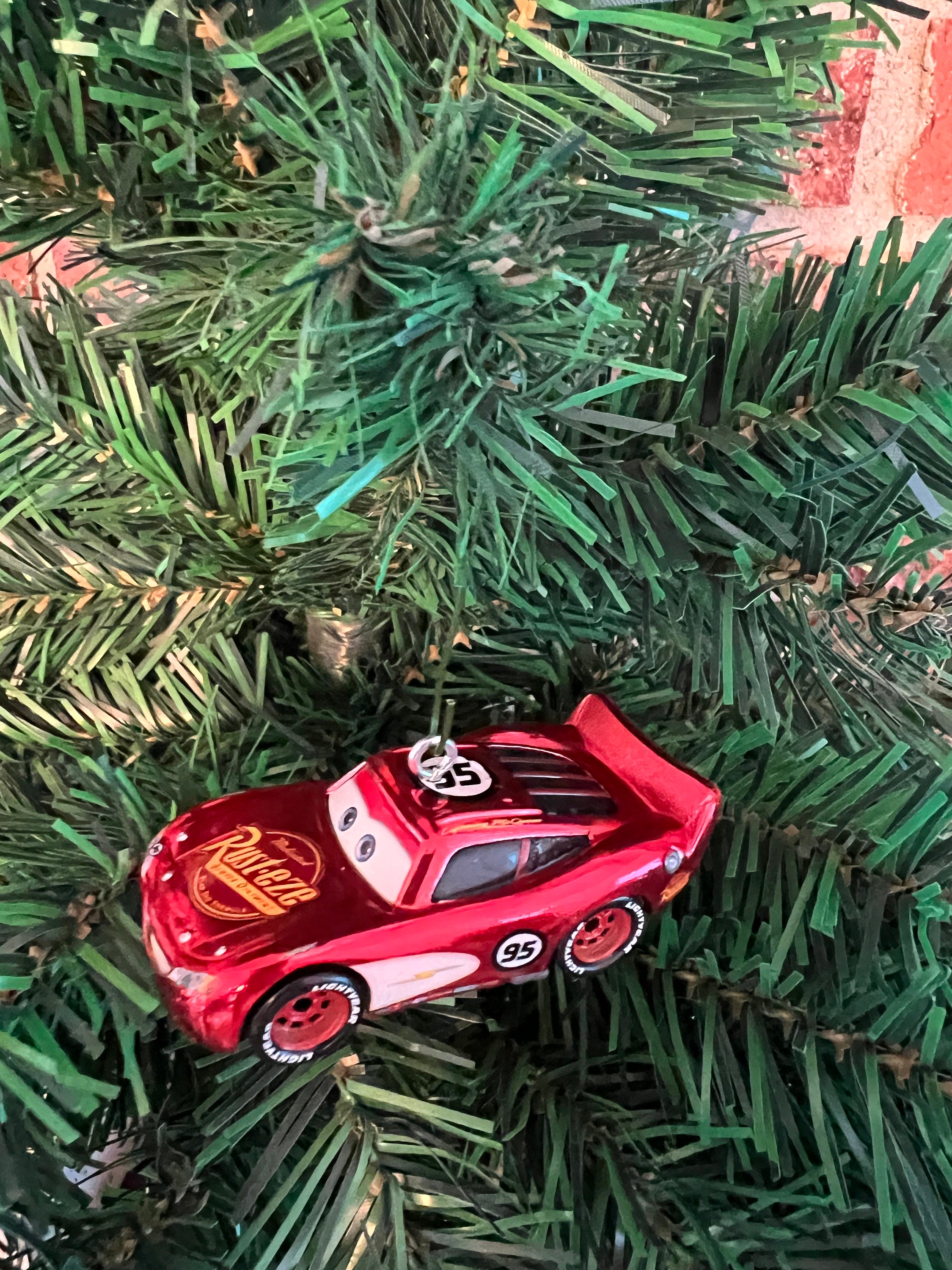 Cars Lightning Mcqueen Race Car Christmas Ornament CHOOSE ONE Purchase ...