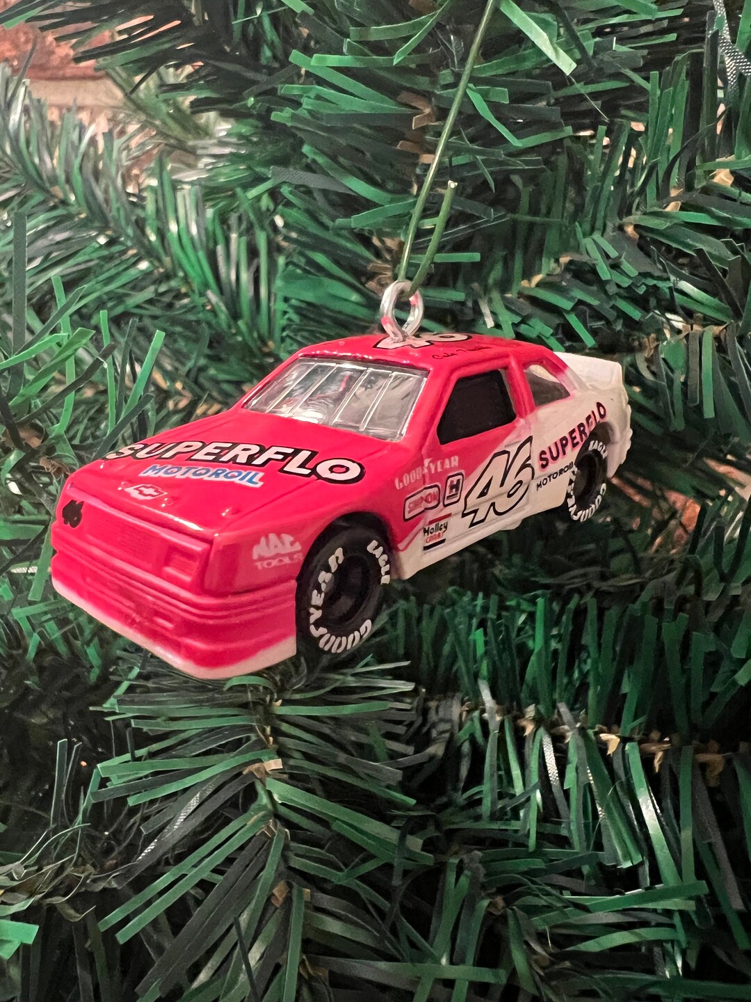 Days of Thunder #46 Cole Trickle Superflo Race Car Christmas Ornament ...