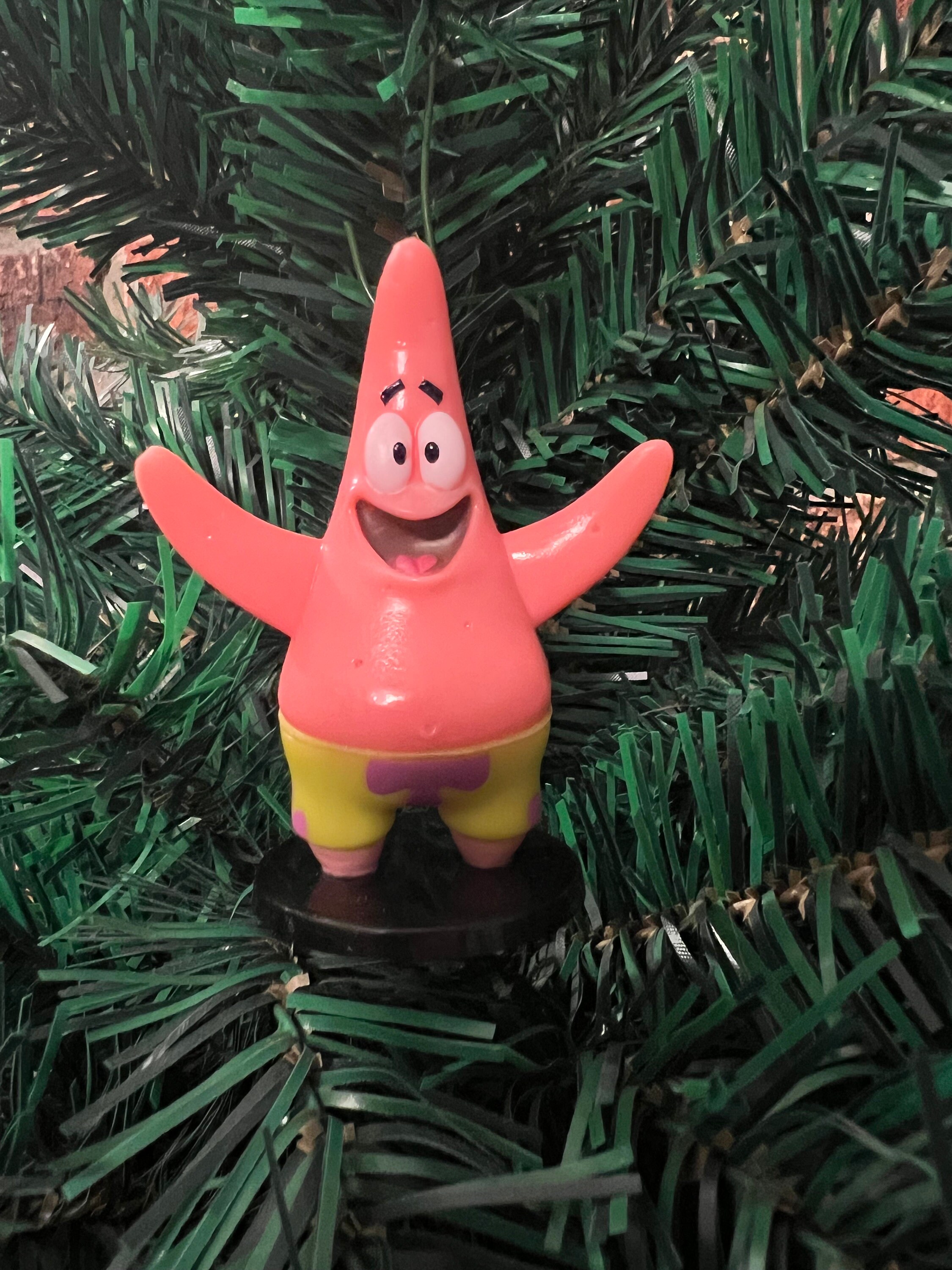 Sponge Bob Square Pants and Patrick Star Character Christmas Ornaments ...
