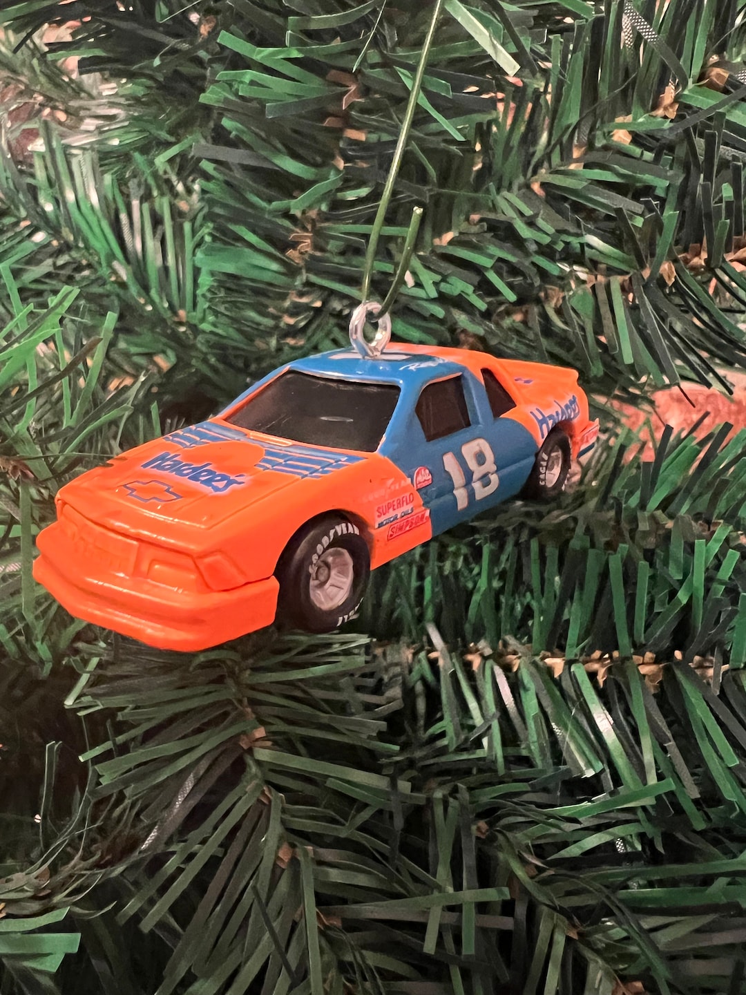 Days of Thunder #18 Russ Wheeler Die Cast Race Car Christmas Ornament ...