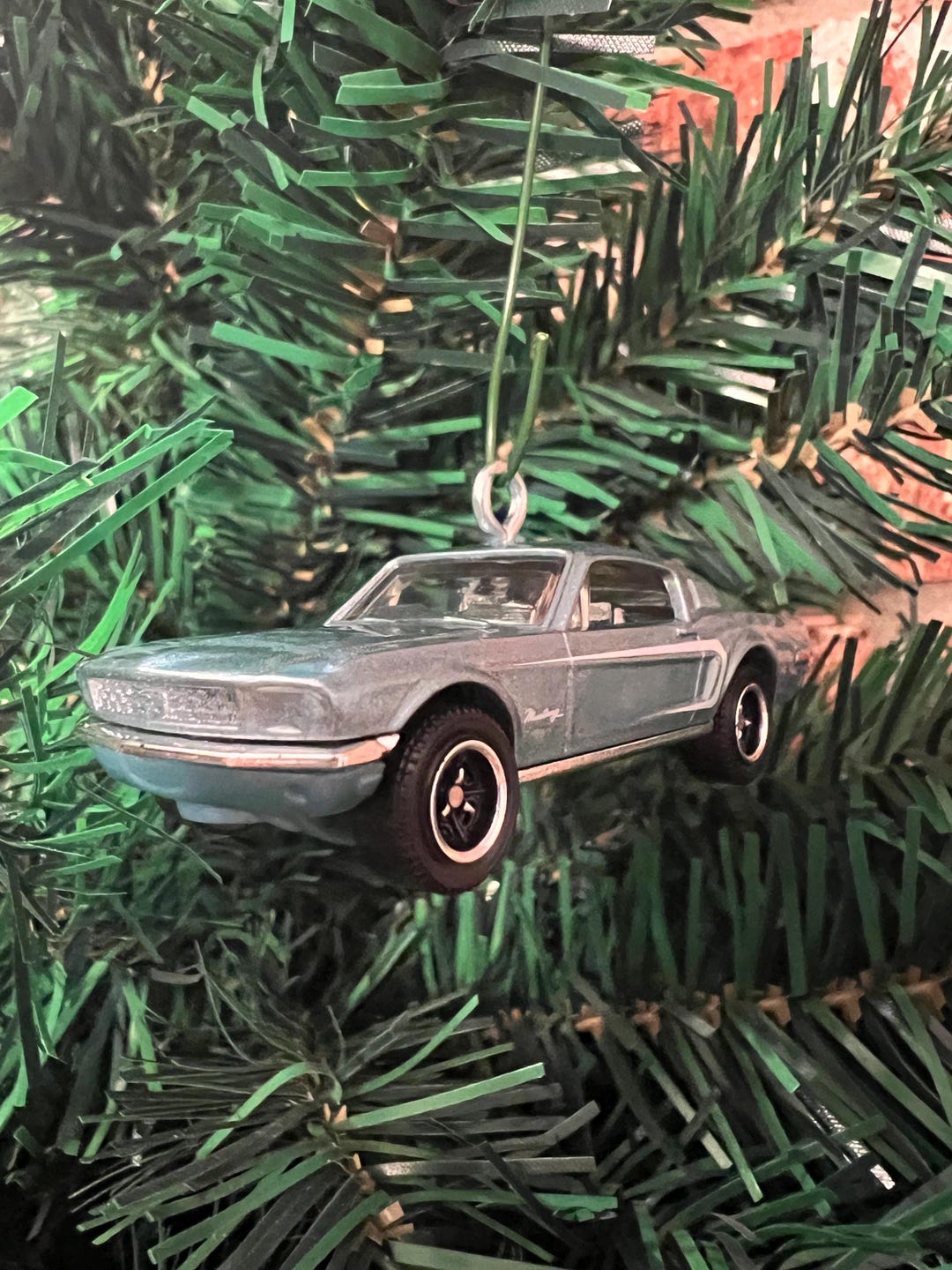 1968 Ford Mustang Fastback Car Christmas Ornament! Purchased Benefits ...