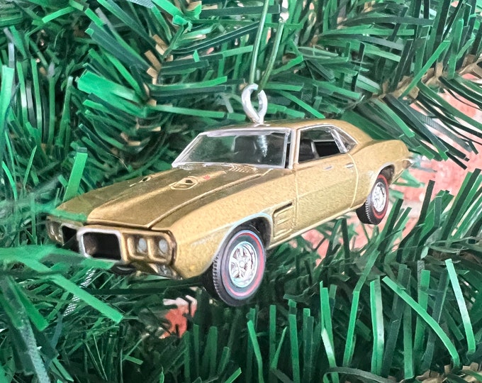 1969 Pontiac Firebird Car Christmas Ornament! Purchased Benefits ...