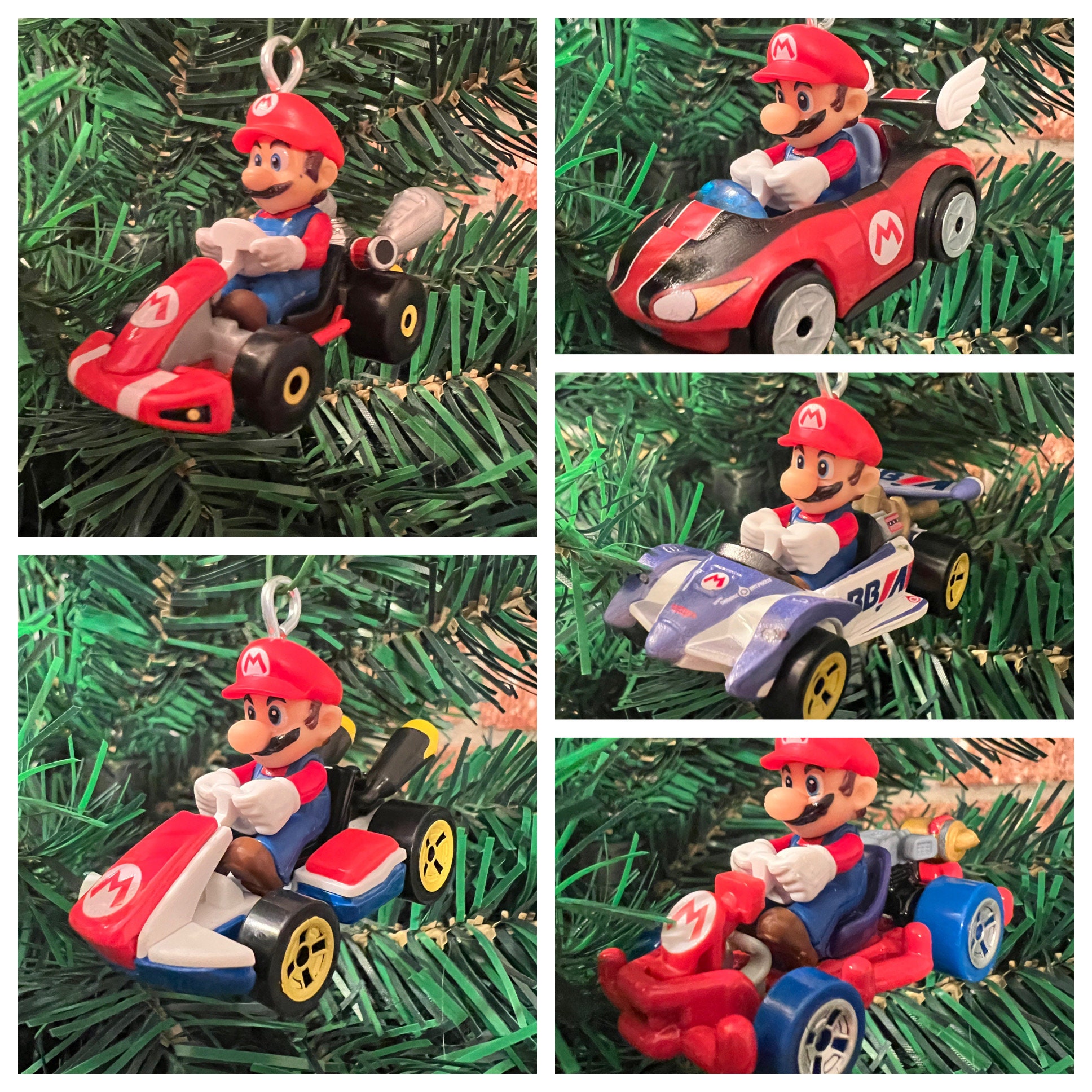 Super Mario Kart Character Mario Christmas Ornament! CHOOSE ONE ...
