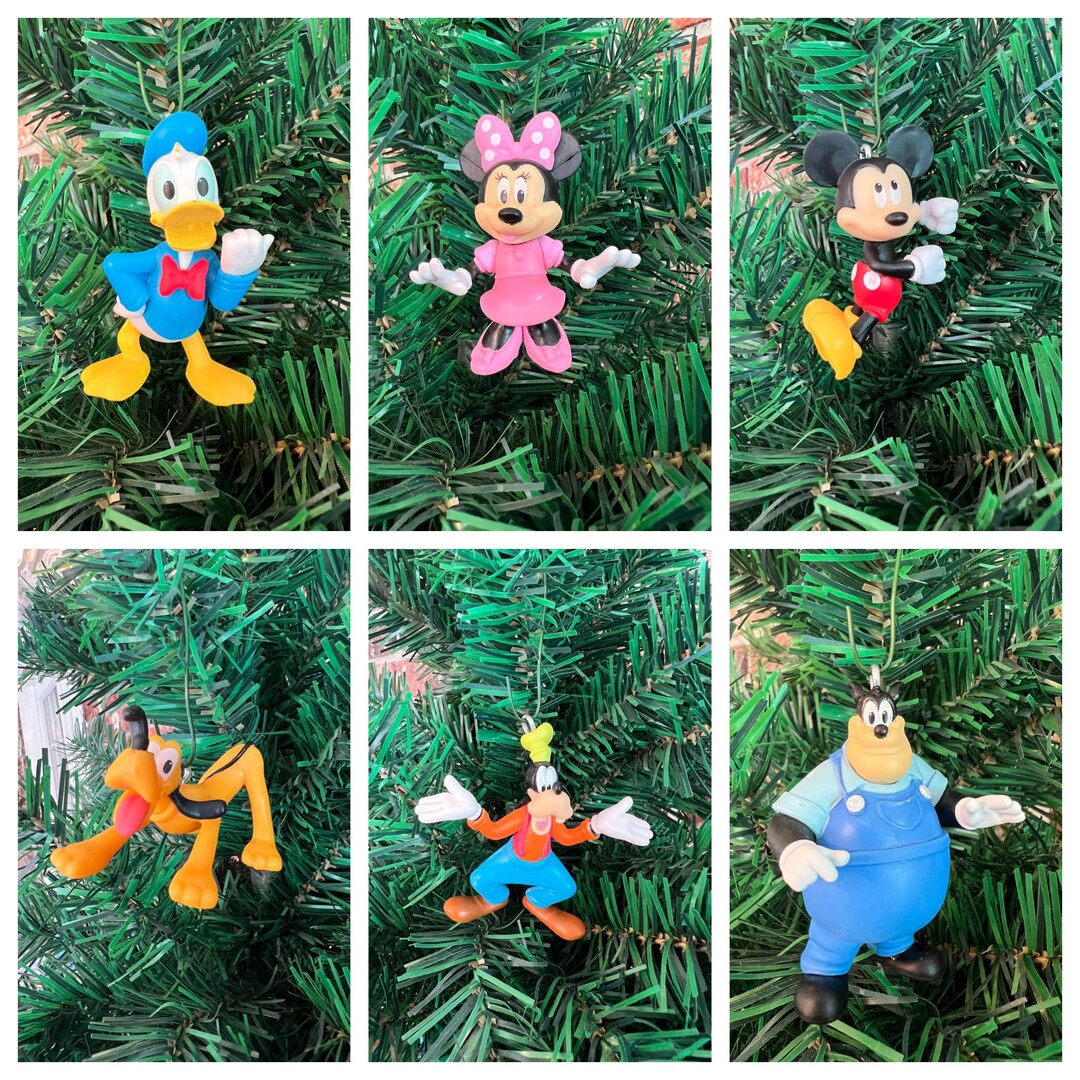 Disney Mickey Mouse Clubhouse Set of 6 Character Christmas Ornaments ...