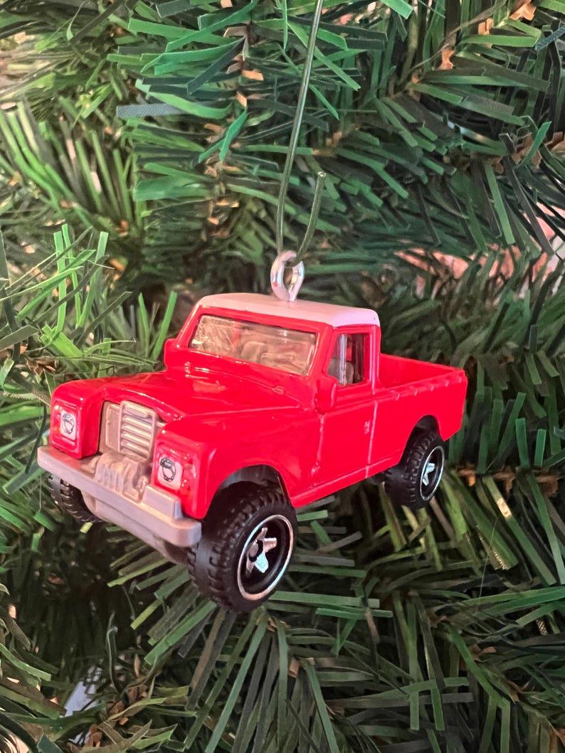 Land Rover Series 3 Pickup Truck Christmas Ornament Red Purchased ...