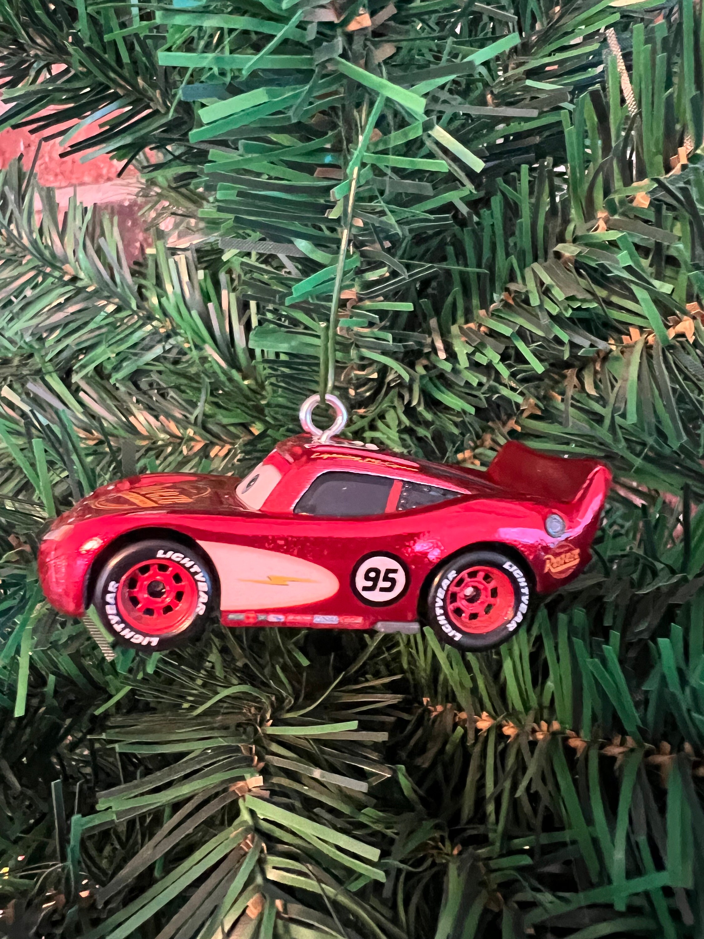 Cars Lightning Mcqueen Race Car Christmas Ornament CHOOSE ONE Purchase ...
