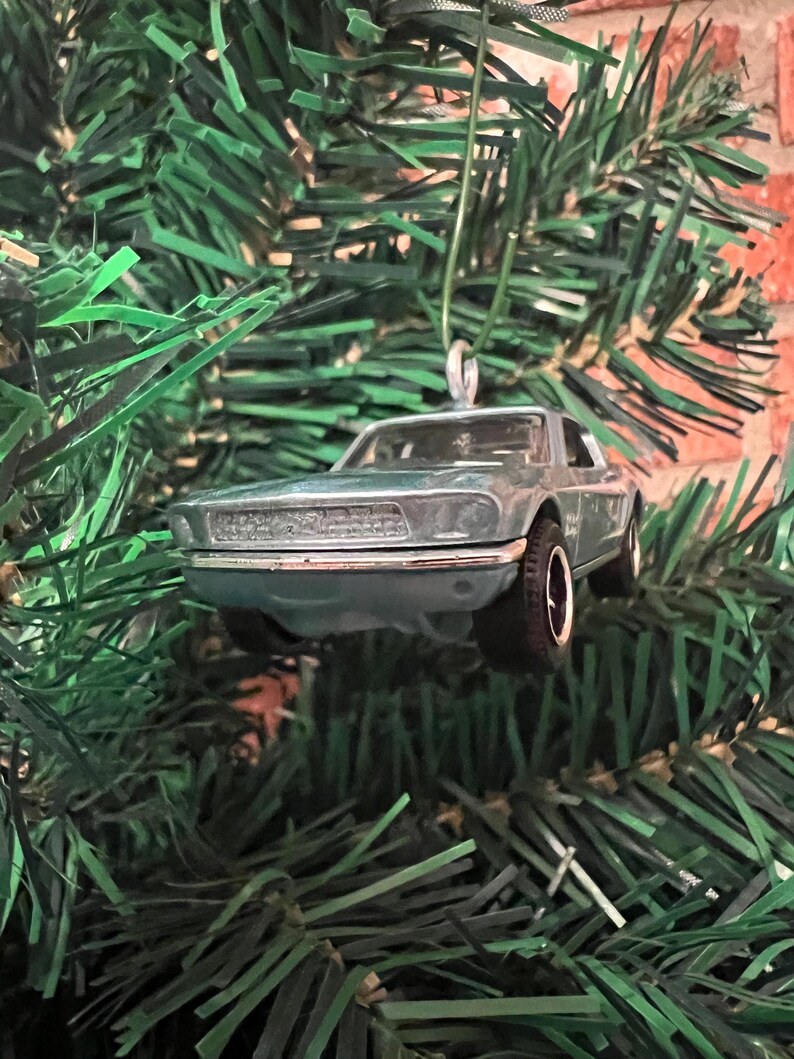1968 Ford Mustang Fastback Car Christmas Ornament! Purchased Benefits ...