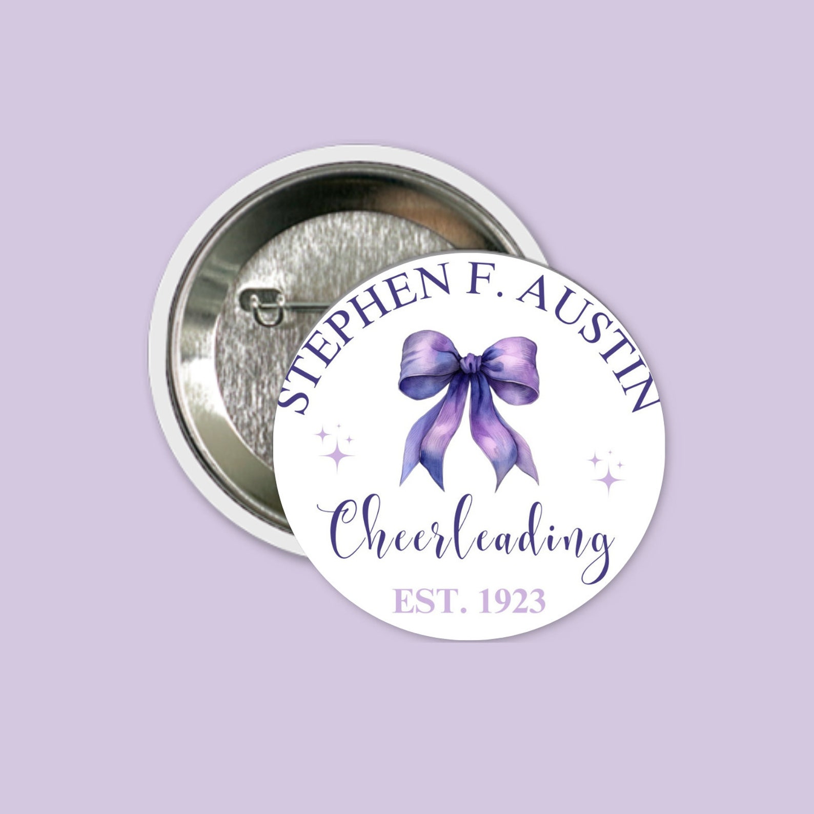 CUSTOM 3" Bow Game Day Button College/ Sorority, Tailgate - Etsy
