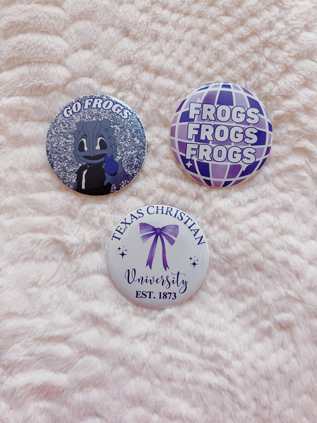 TCU Game Day Button Bundle - Etsy