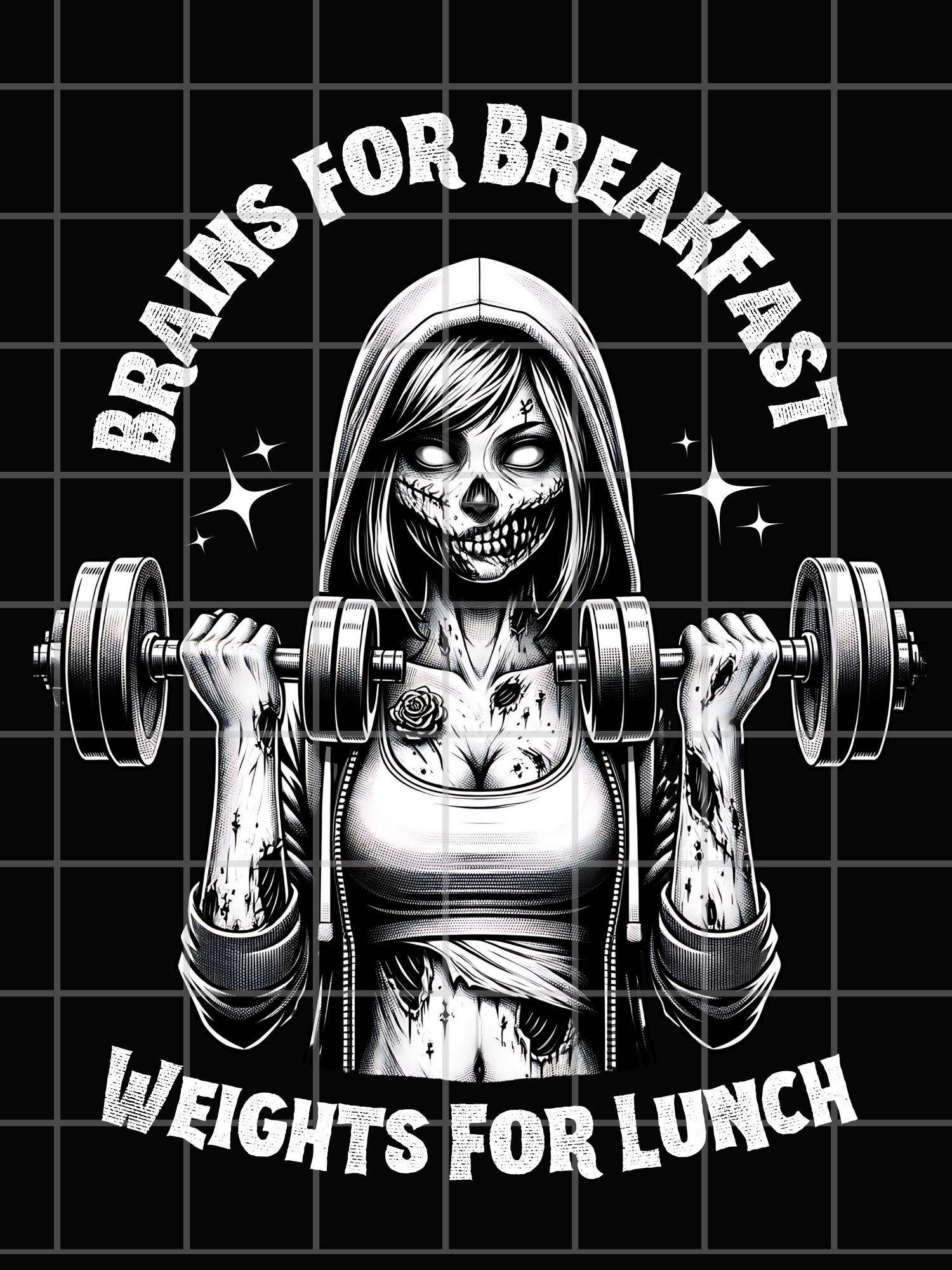 Gym Halloween Png, Zombie Png for Gym Shirt, Weightlifting Png, DIGITAL ...