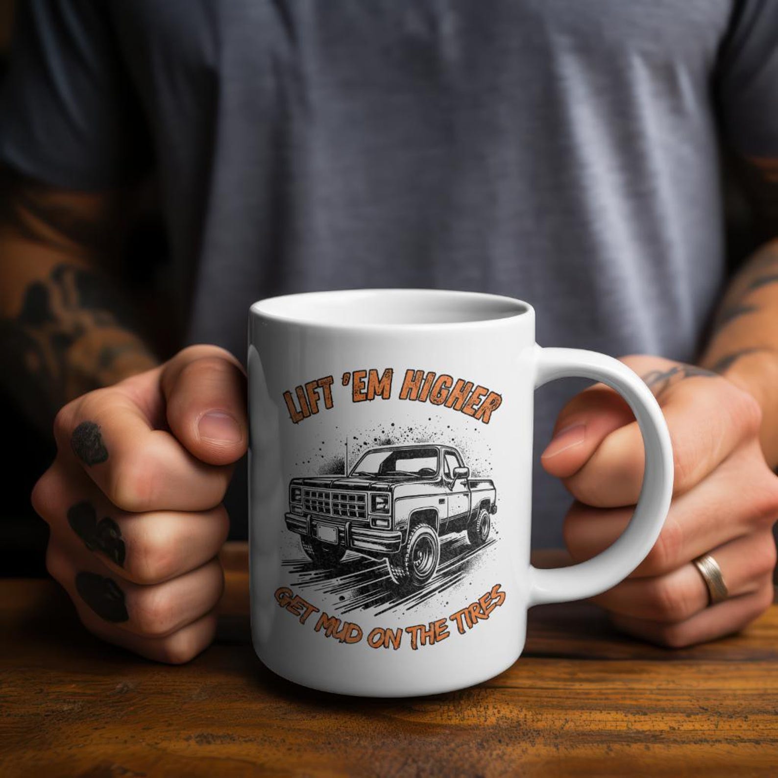 Vintage Square Body Truck PNG, Mudding, Popular Right Now, Tshirt ...