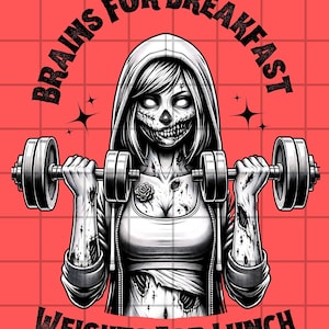 Gym Halloween Png, Zombie Png for Gym Shirt, Weightlifting Png, DIGITAL ...